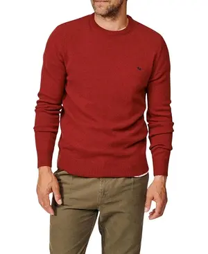 AUBIN Westbourne Crew Neck Sweater - Dark Rust