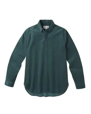 Aubin Haworth Corduroy Shirt - Dark Green