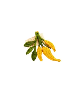 CORO CORA Chili Pepper Napkin Ring Set