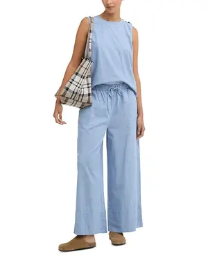 Barbour Josie Drawstring Pants - Light Chambray