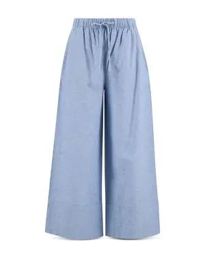 Barbour Josie Drawstring Pants - Light Chambray