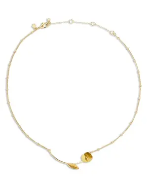 Kate Spade New York Golden Bloom Tulip Bar Necklace