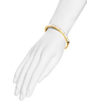 Kate Spade New York Spot The Spade Enamel Hinged Bangle Bracelet