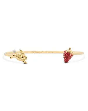 Kate Spade New York Secret Garden Strawberry Cuff Bracelet - Red Multi