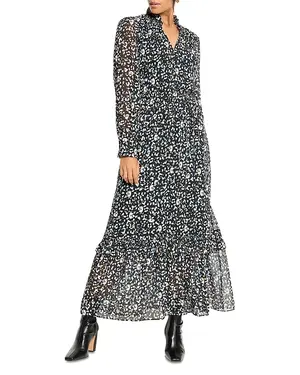 NIC+ZOE Femme Cheetah Anabelle Dress - Black Multi