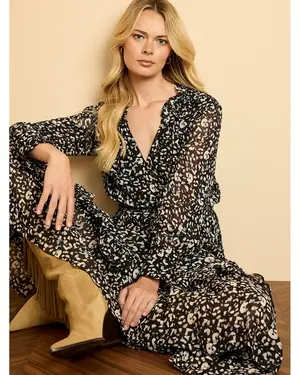 NIC+ZOE Femme Cheetah Anabelle Dress