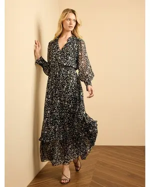 NIC+ZOE Femme Cheetah Anabelle Dress