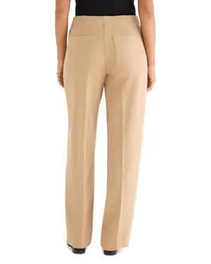 NIC+ZOE Lenox Stretch Twill Pants - Jute