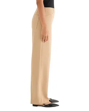 NIC+ZOE Lenox Stretch Twill Pants - Jute