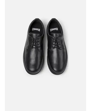 Camper Chasis Leather Shoes - Black