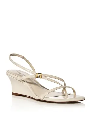 Aqua Mid Heel Sandals For Women