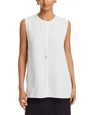 TOTEME Sleeveless Striped Top - Meringue