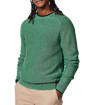 Aubin Saxilby Tuck Stitch Crew Neck Jumper