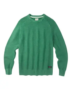 Aubin Saxilby Tuck Stitch Crew Neck Jumper