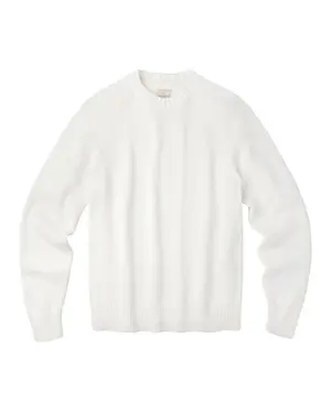 AUBIN Lacey Cotton Linen Crew Neck Jumper