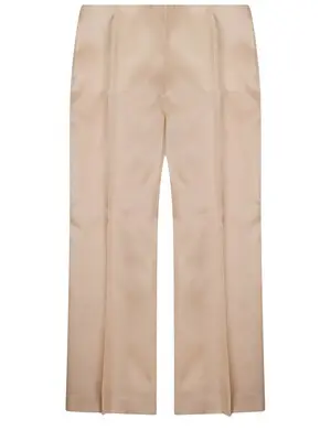 Alberta Ferretti Straight Leg Trousers - Beige