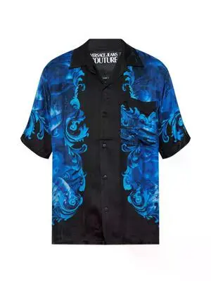 Versace Graphic-print Shirt - Blue