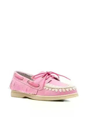 Mou Round-toe Loafers - Pink