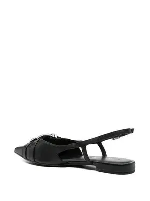 TAMARIS Flat Pumps With Buckle Strap - Black