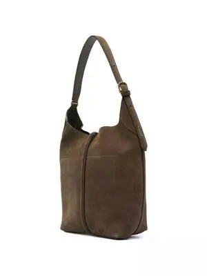DEMELLIER Siena Suede Shoulder Bag - Brown