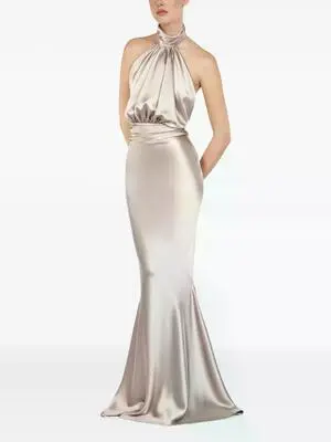 ALEXIA & ANTONIA Bias-cut Maxi Skirt