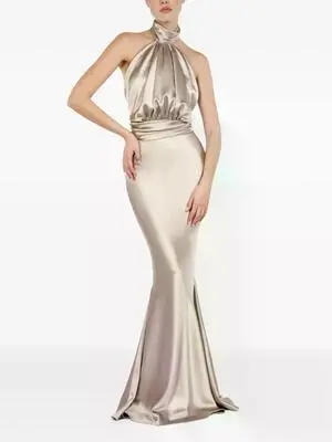 ALEXIA & ANTONIA Bias-cut Maxi Skirt