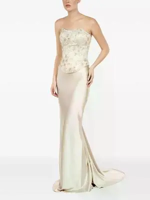 ALEXIA & ANTONIA Bias-cut Maxi Skirt