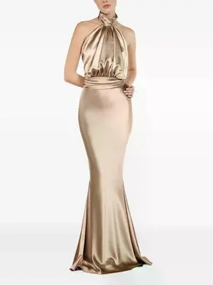 ALEXIA & ANTONIA Bias-cut Maxi Skirt