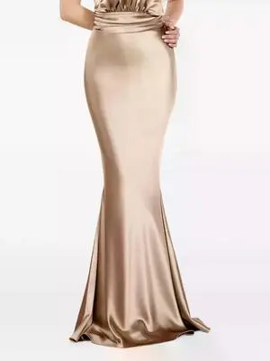 ALEXIA & ANTONIA Bias-cut Maxi Skirt