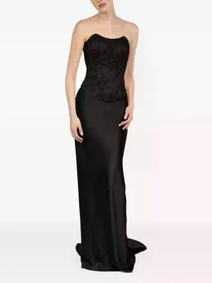 ALEXIA & ANTONIA Bias-cut Maxi Skirt