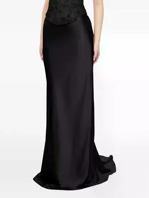 ALEXIA & ANTONIA Bias-cut Maxi Skirt