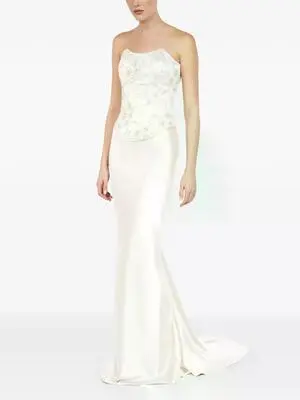 ALEXIA & ANTONIA Bias-cut Maxi Skirt