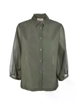 Peserico Button-fastening Shirt - Green
