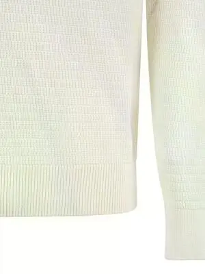 BOSS Textured Crewneck Sweater - Neutrals
