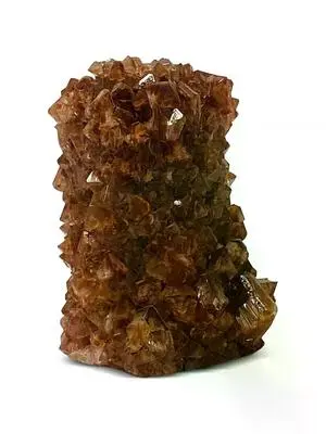 MINERAL SERIES Small Crystal Vase - Brown
