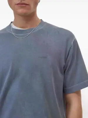 Closed Logo-detail Crew-neckt-shirt - Blue