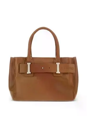 Iceberg Logo-detail Leather Handbag