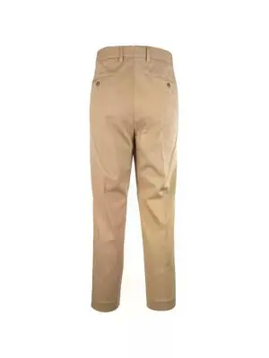 PENCE 1979 Button-fastening Pleated Trousers - Neutrals