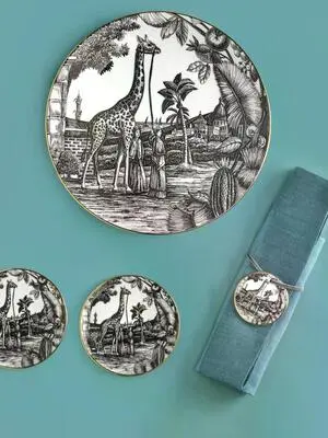 SIMONE GUIDARELLI HOME Sunset Safari Dinner Plate