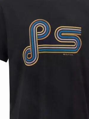 Paul Smith Multicolor Print Crew Neck T-shirt