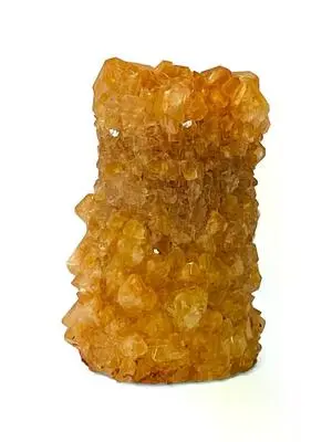 MINERAL SERIES Small Crystal Vase - Orange