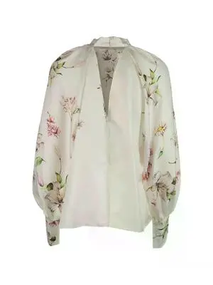 CO.GO Floral-print Blouse