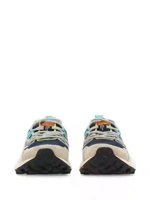 FLOWER MOUNTAIN Yamano3 Suede-inserts Sneakers - Blue