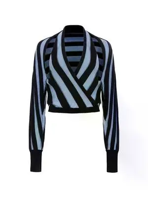 Hellessy Hellesy Striped V-neck Sweater - Blue