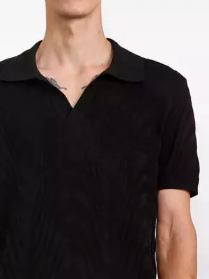 Frescobol Carioca Rino V-neck T-shirt - Black