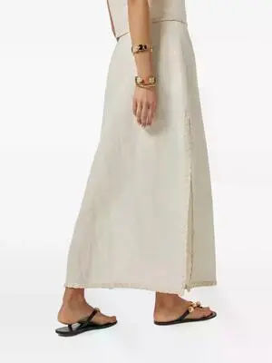 SCARLETT POPPIES Lennie Side-slit Maxi Skirt