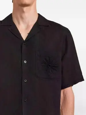 Frescobol Carioca Alves Embroidered Pocket Shirt