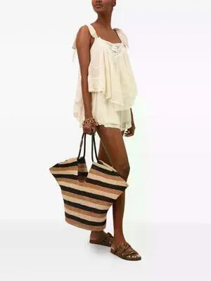 Zimmermann Striped Beach Bag - Neutrals