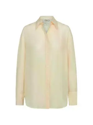 TWP Buttoned Collared Shirt - Yellow