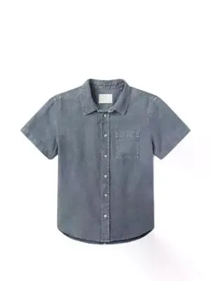 Citizens Of Humanity Cairo Buttoned Short-sleeve Shirt - Blue